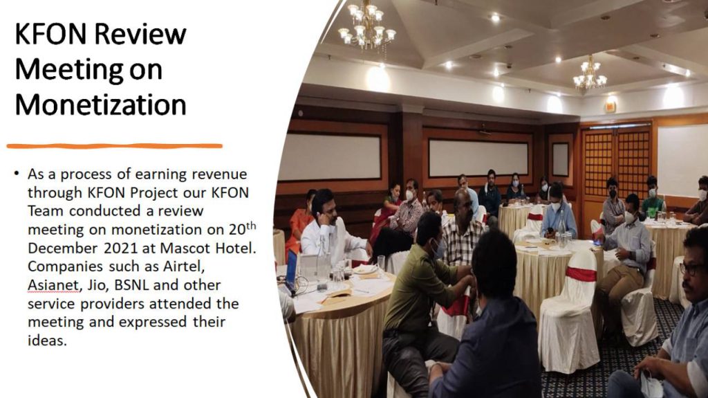 KFON Review Meeting on Monetization – K-FON